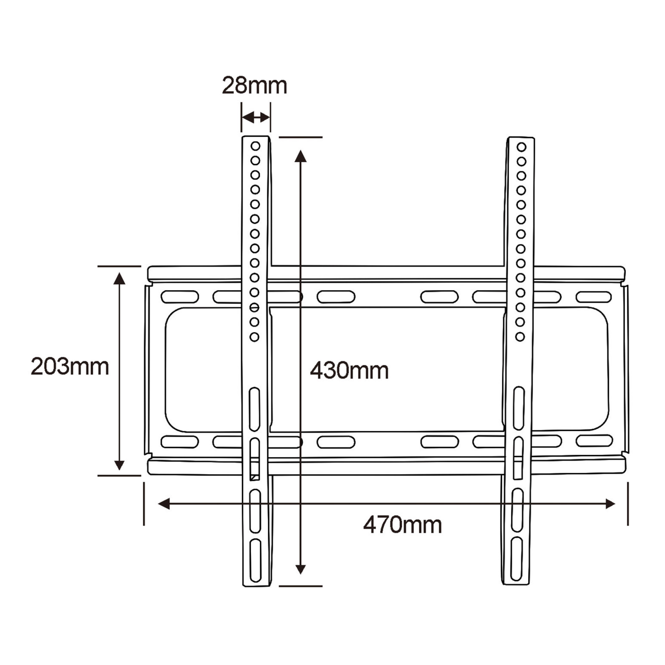 PHISON MALAYSIA | Fixed TV Bracket PM-42F