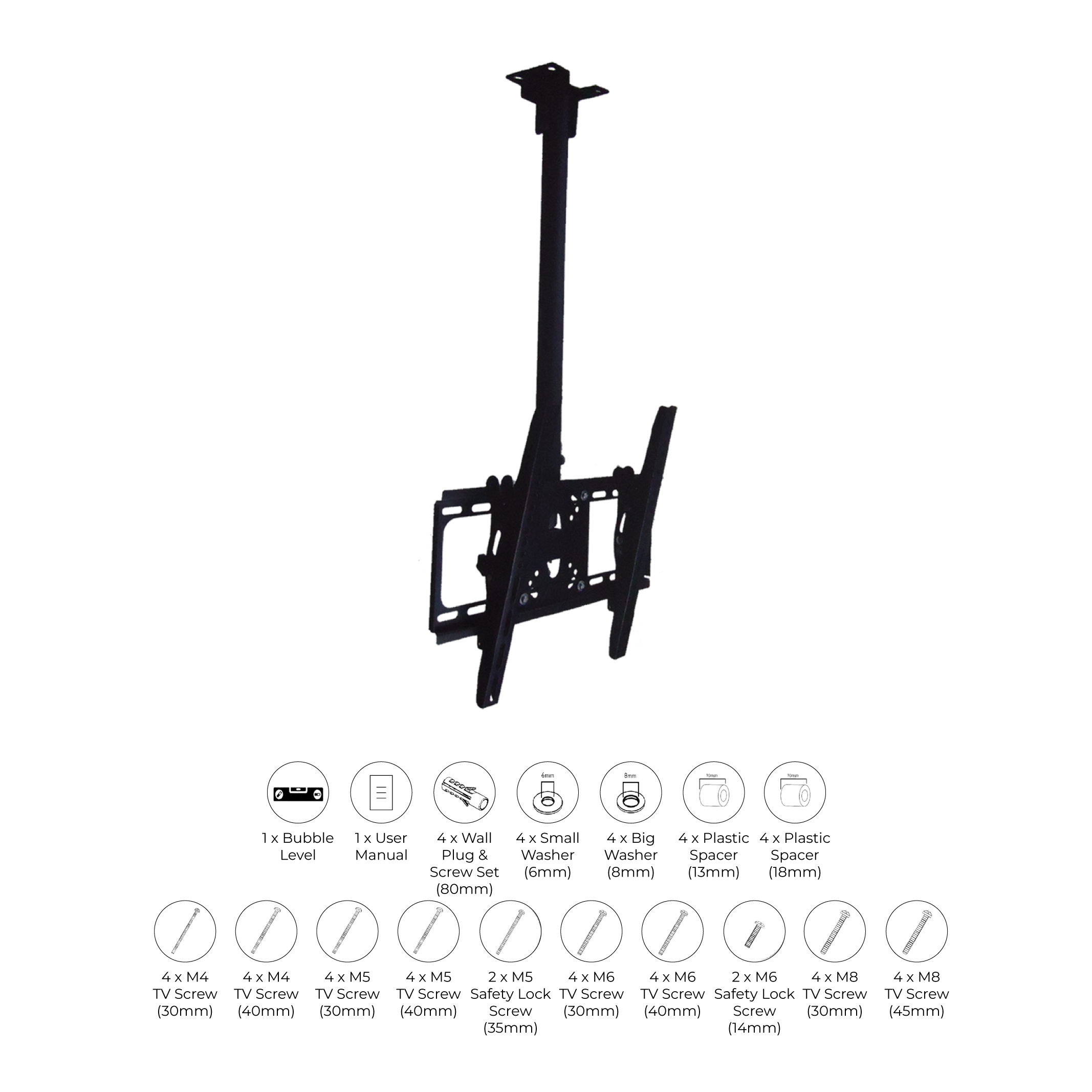 PHISON MALAYSIA | Ceiling TV Bracket PM-48C