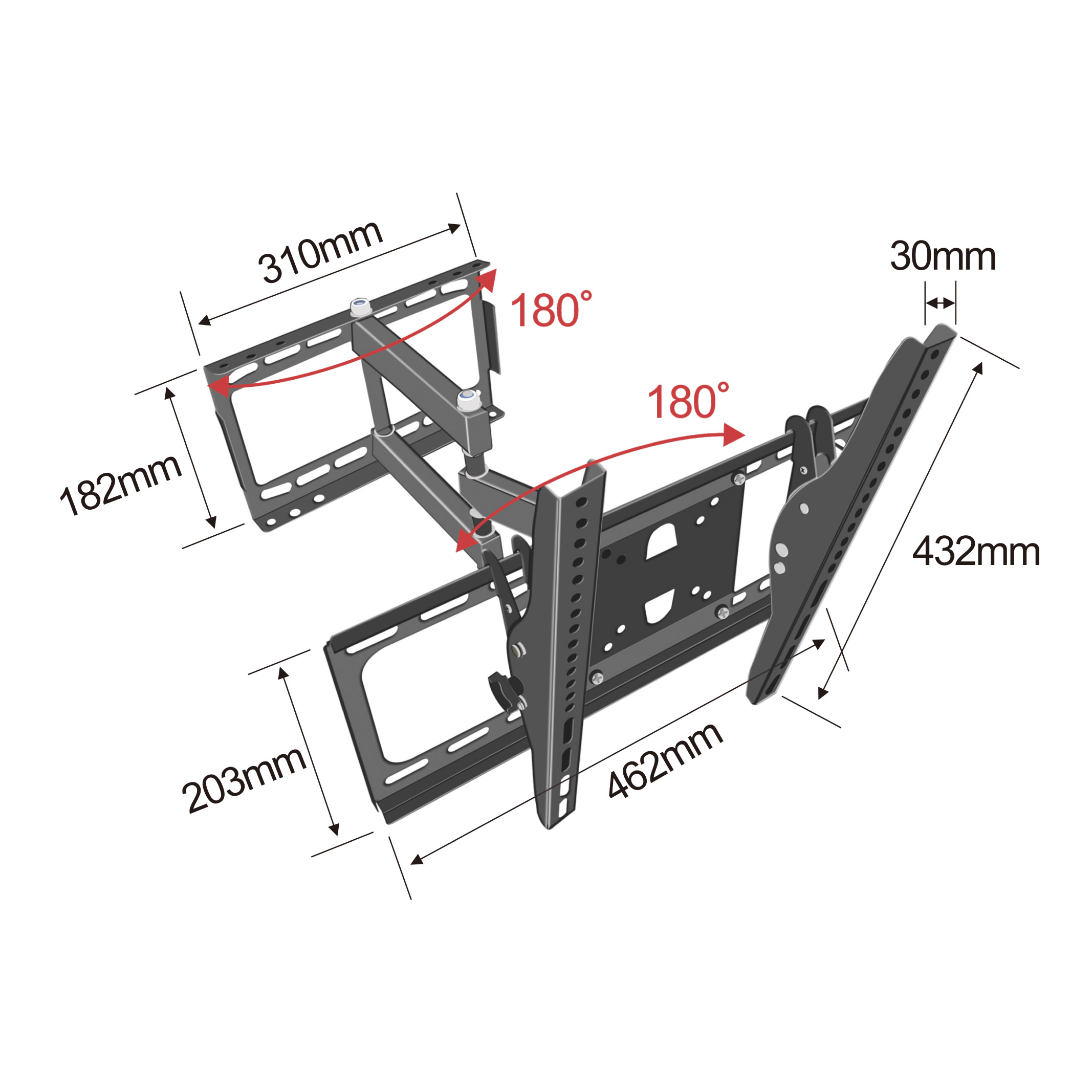 PHISON MALAYSIA | Swivel TV Bracket PM-50FM