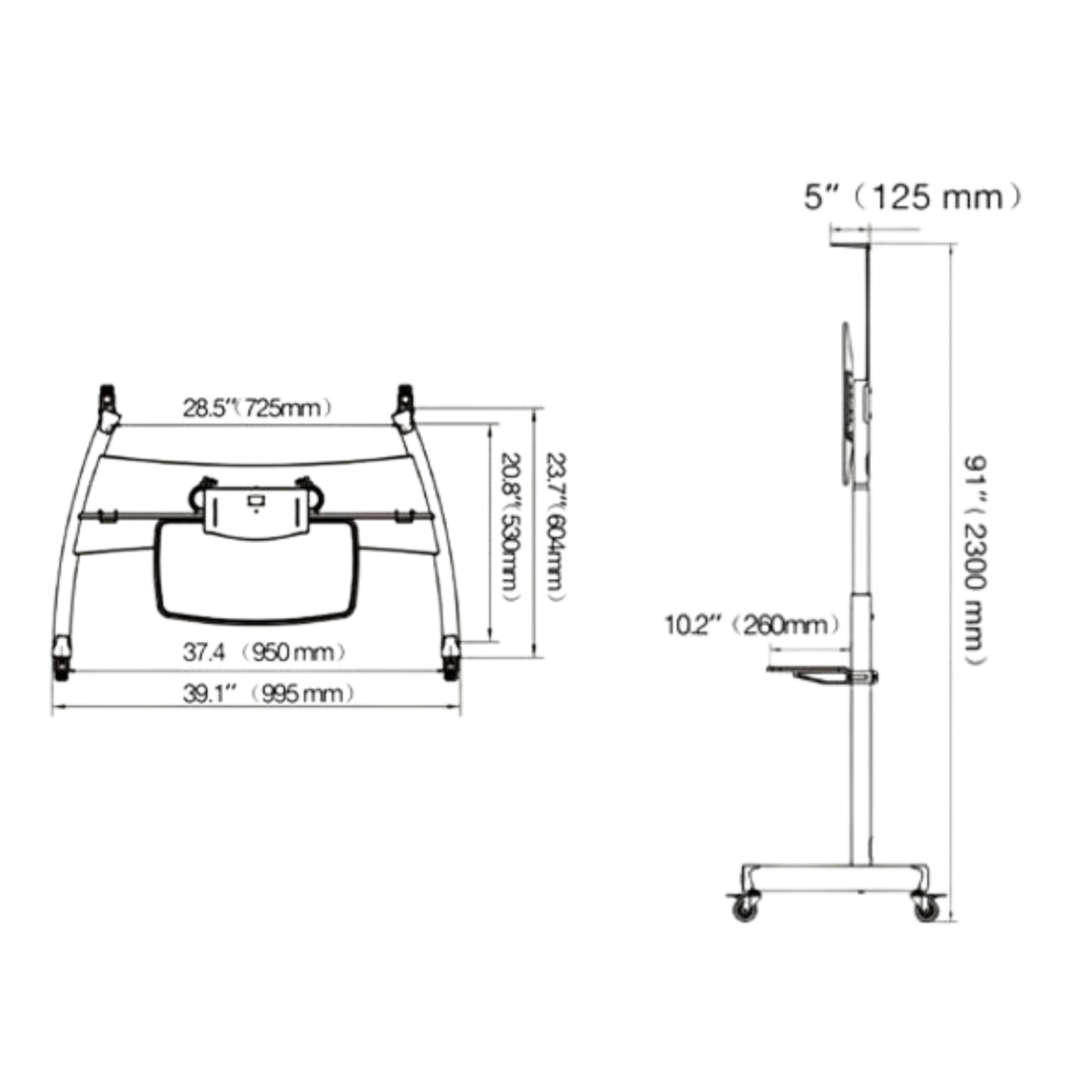 PHISON MALAYSIA | Portable TV Bracket PM-92S