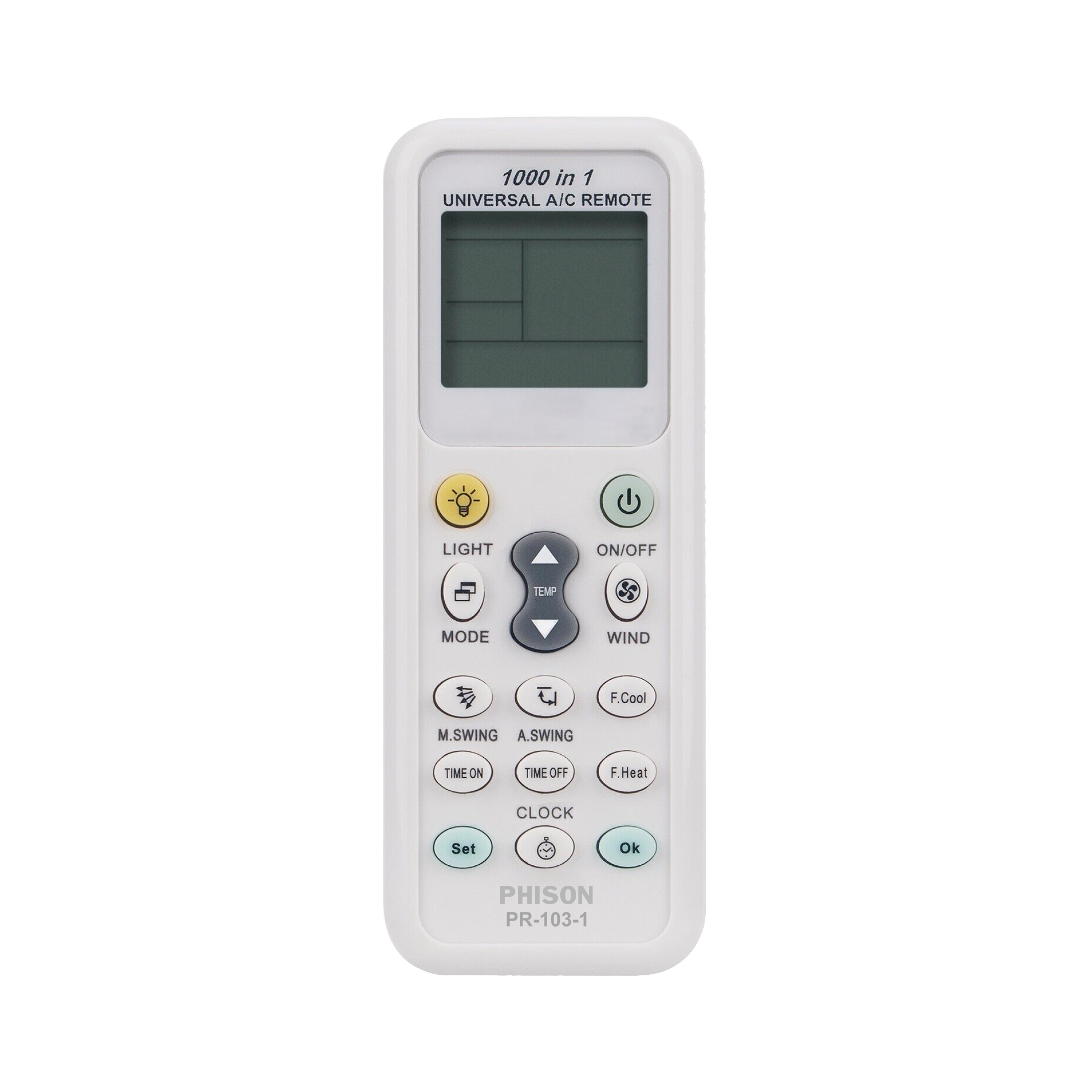PHISON MALAYSIA | Universal Aircon Remote Control PR-103-1